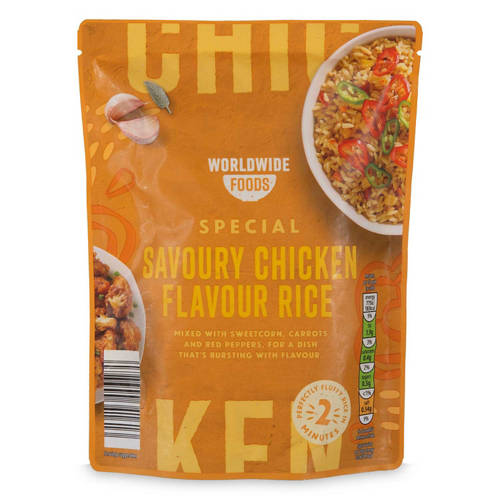 Savoury Chicken Rice Pouch | ALDI UK